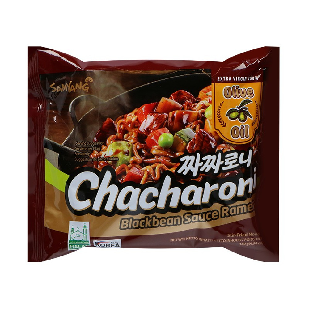 Lamen Coreano Chacharoni Samyang com Tempero de Feijão Preto Tostato ...