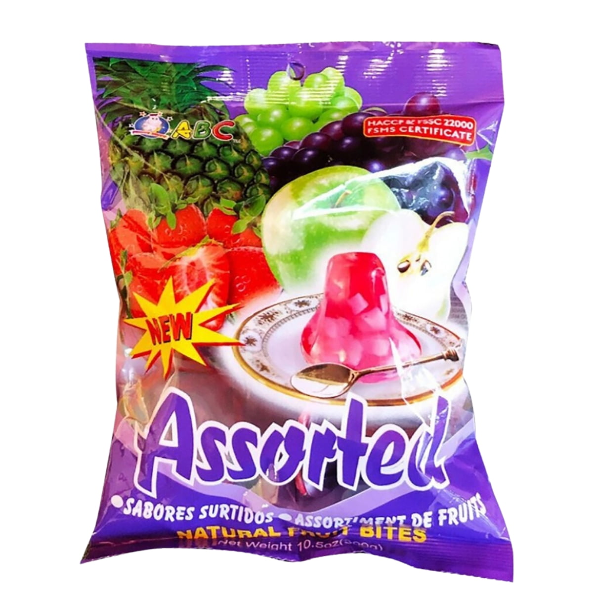 Mini Gelatina de Frutas com Coco Sabores Sortidas Mini Fruit Bites ...