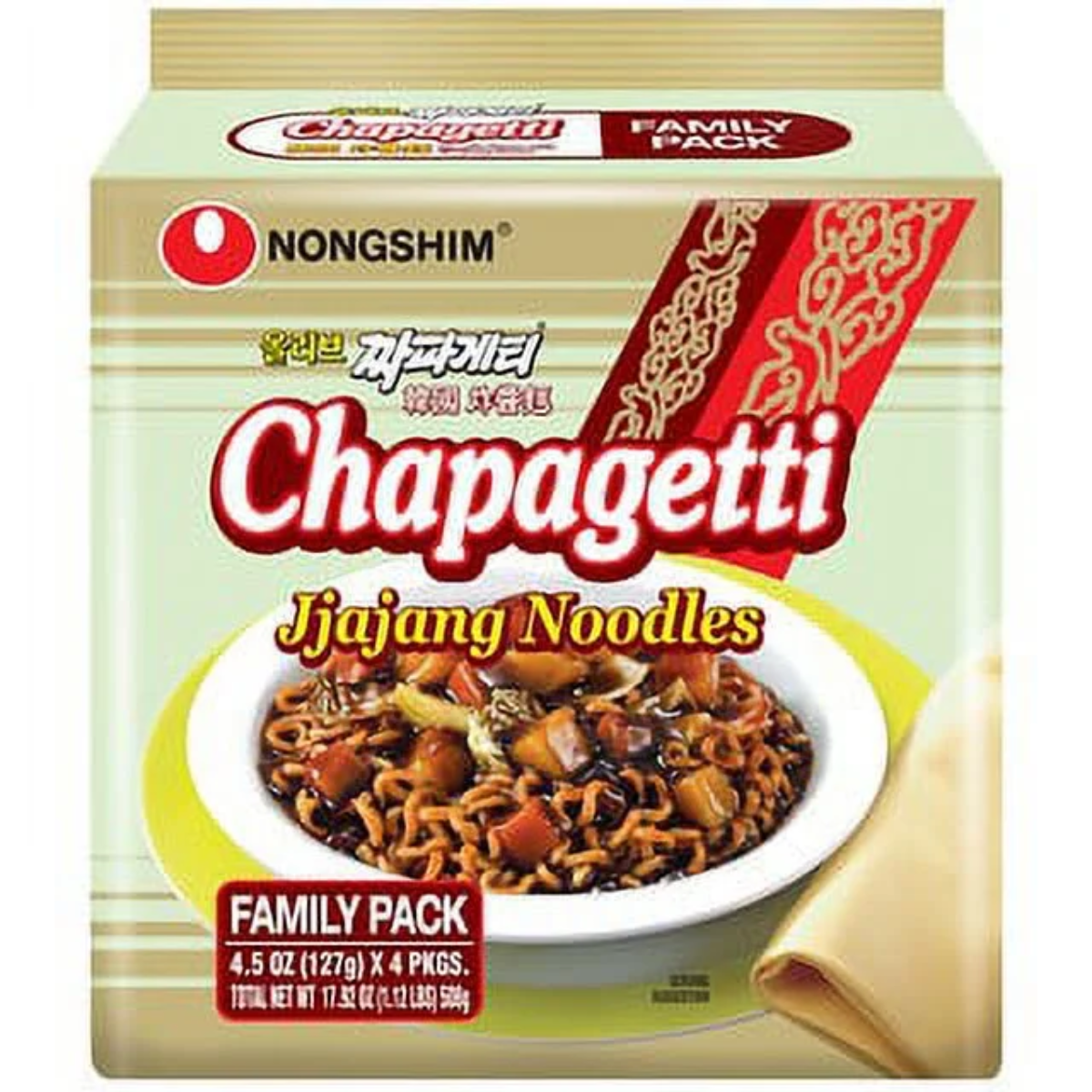 Caixa Lamen Chapaghetti Nongshim com Tempero de Feijão Preto Tostato ...