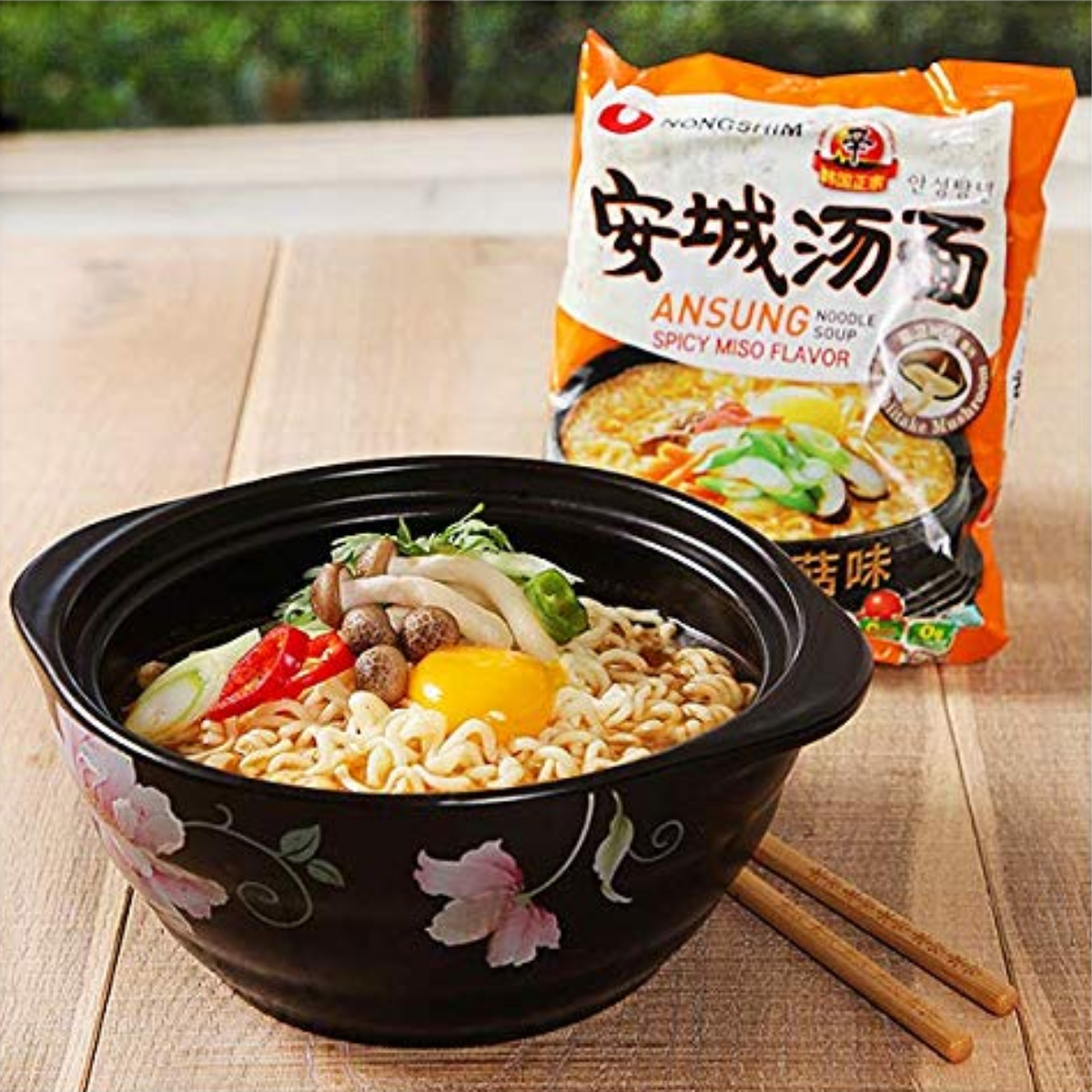 Lamen AnSung Tang Myun Noodle Soup 125g MADE IN USA - 4 Pacotes - Hachi8