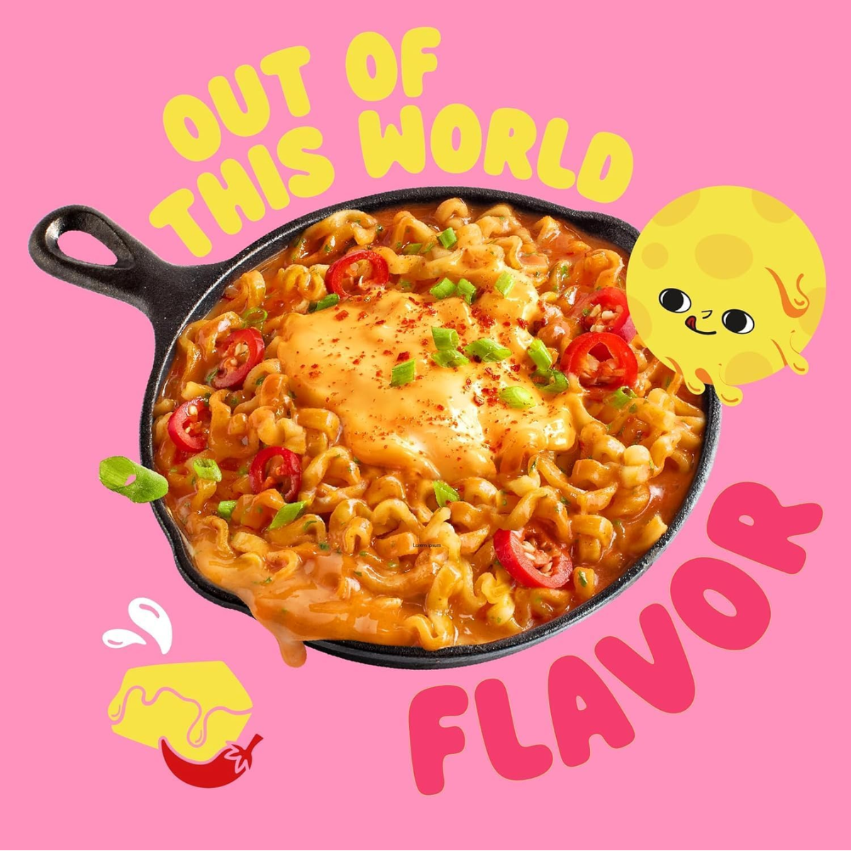 Lamen Coreano Sabor Queijo Cheese & Pimenta Chili Ramen Ottogi - 110 ...
