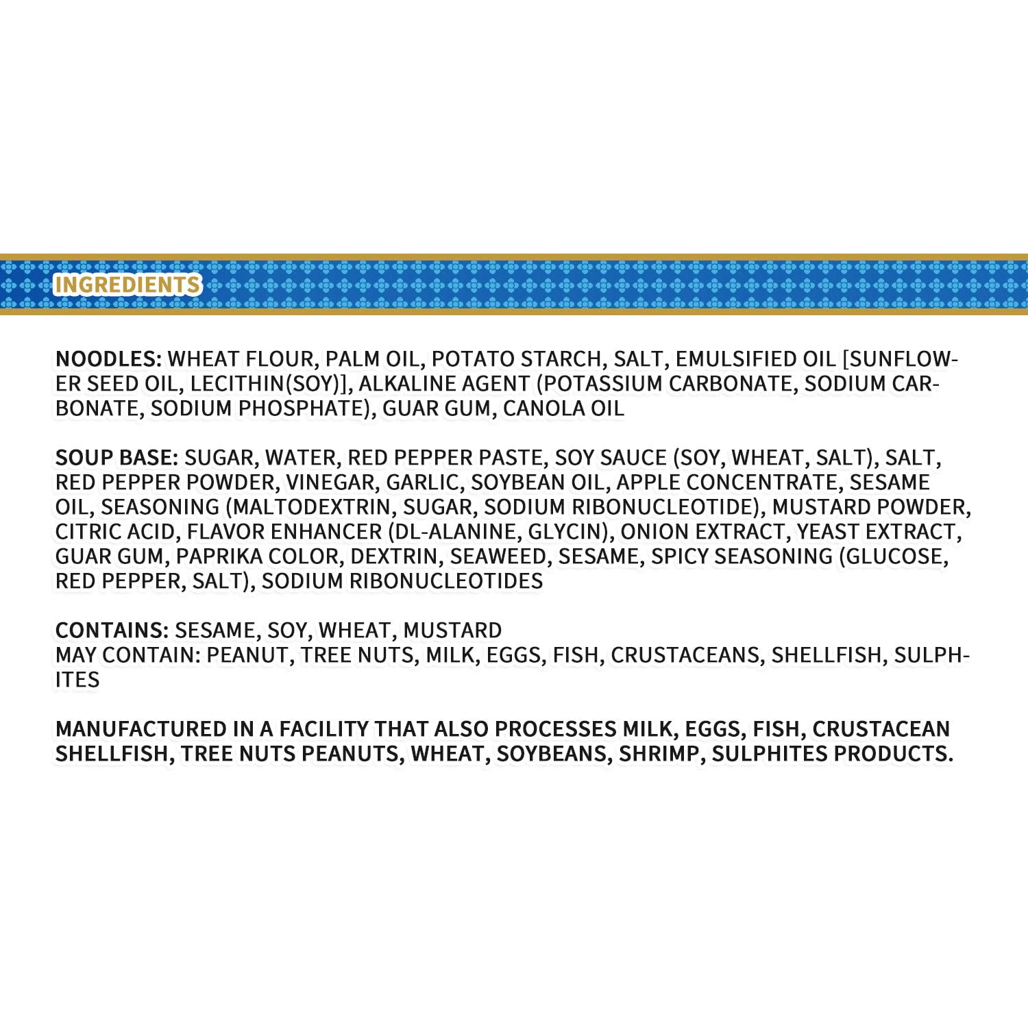 Macarrão Instantâneo Coreano Bibim Men Frutos do Mar Picante e ...