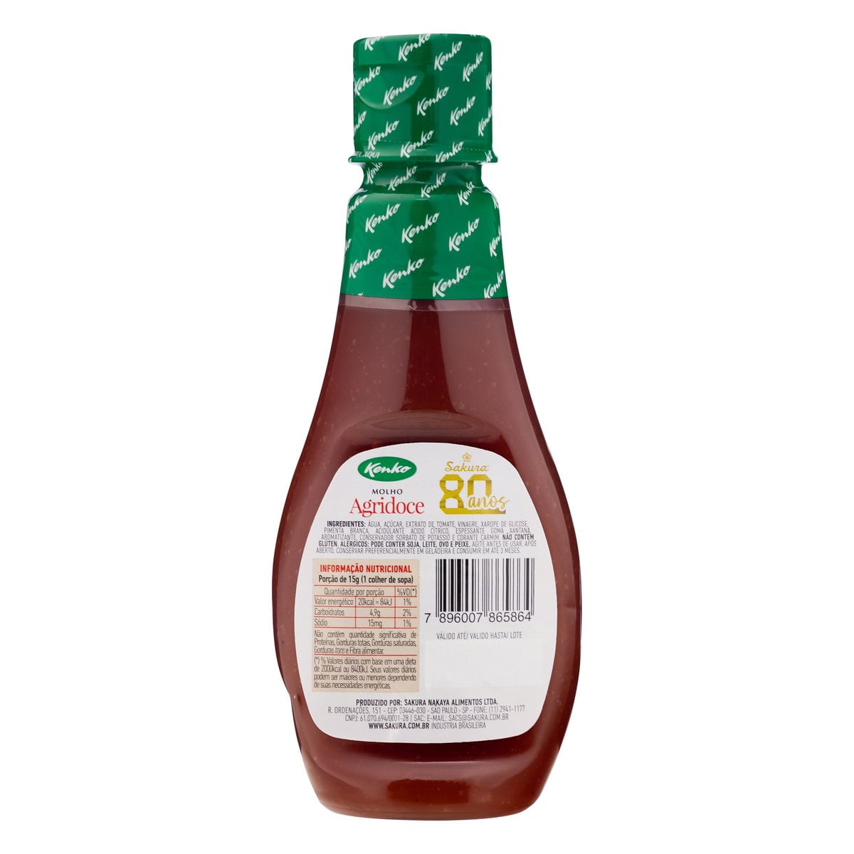 Molho Agridoce para Rolinho Primavera (Harumaki) Kenko - 180 mL - Hachi8