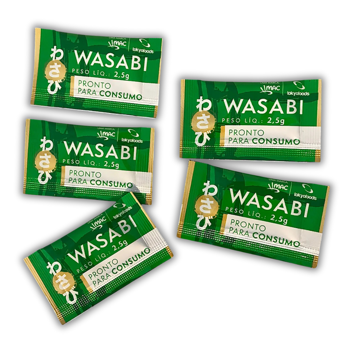 Pacote Pimenta Wasabi (Raiz Forte) em Sachê MAC - 50 unidades - Hachi8