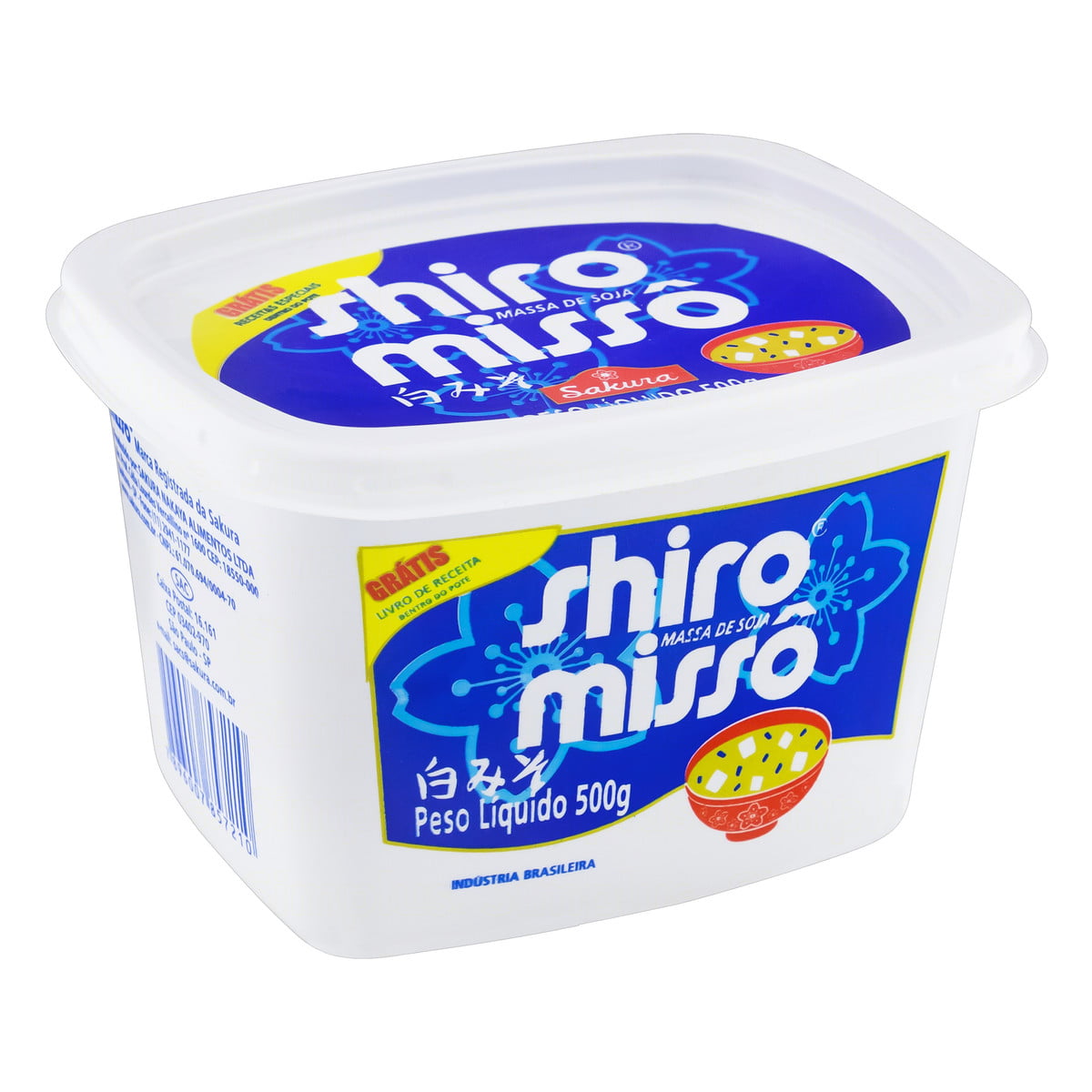 Massa de Soja Missô Shiro Sakura - 500 Gramas - Hachi8
