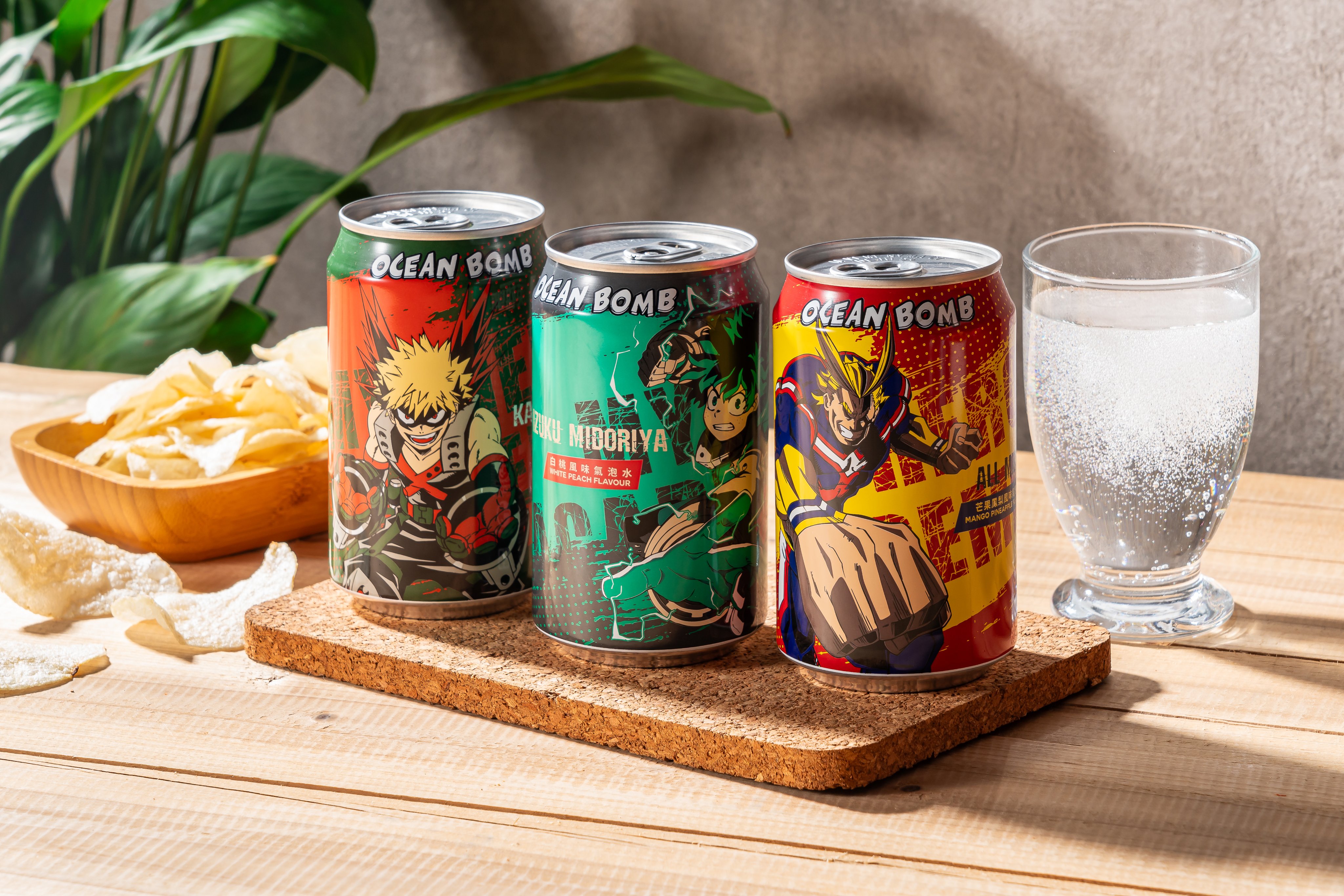 Kit Refrigerantes My Hero Academia Sabores Diversos Ocean Bomb - 3 ...